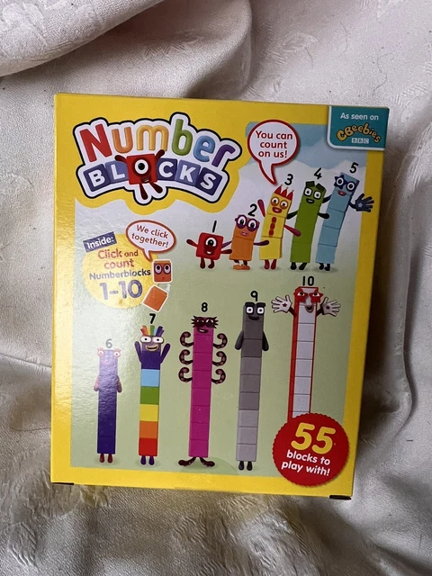 CBEEBIES NUMBERBLOCKS 100% Genuine 1-10 Number Blocks Counting ...