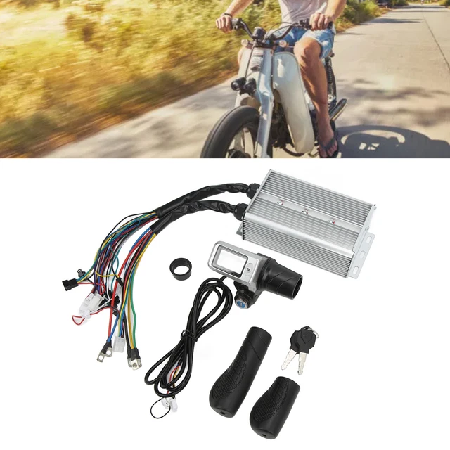 36V/48V 1500W/500W E-BIKE Controller LCD Display Speed Control Throttle ...