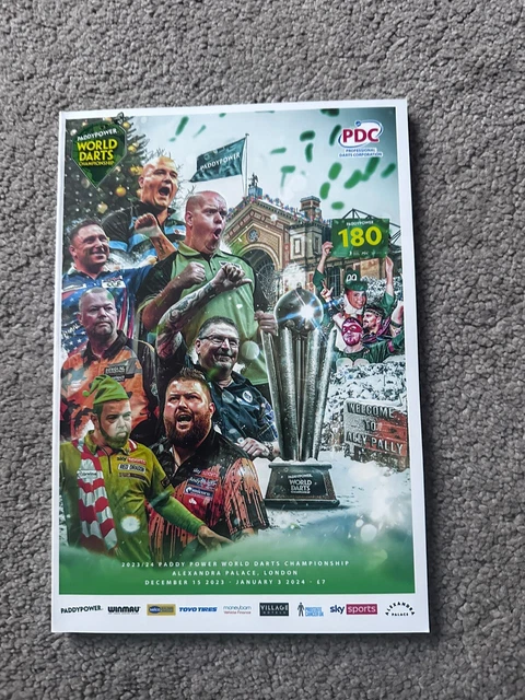 2024 PDC PADDY Power World Darts Championship Programme 15/12/23-3/1/24 ...