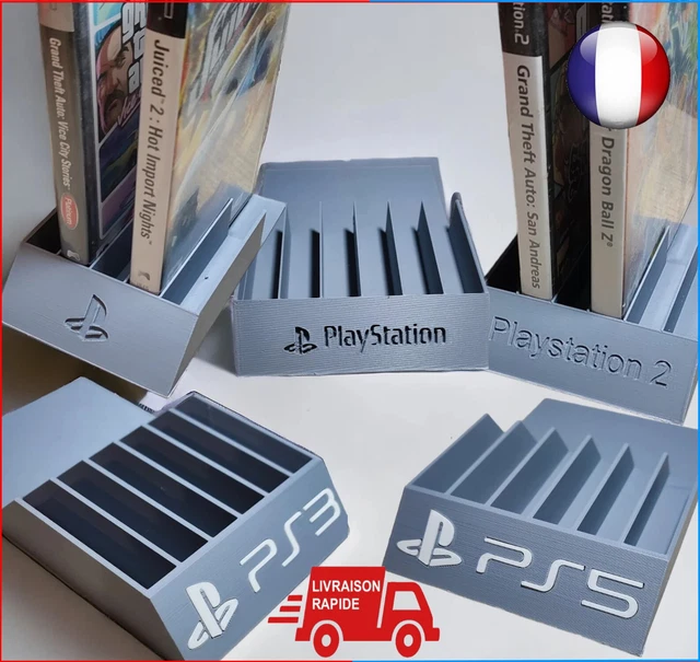 STAND JEUX VIDÉO PS1/PS2/PS3/PS4/ PS5/PSP - Rétrogaming - Support ...