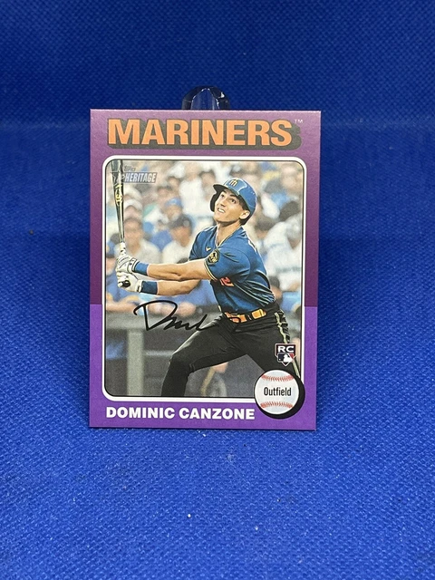 2024 TOPPS HERITAGE Mini Dominic Canzone 426 viola parallelo/15 ...