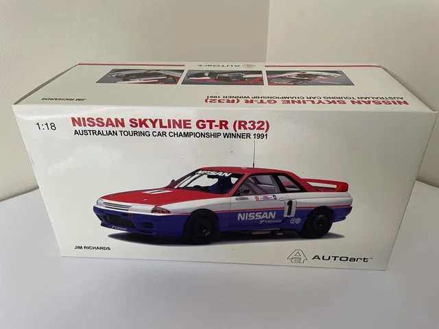 1/18 AUTOART NISSAN Skyline GT-R R32 (Aus Touring Car Champ Winner 1991) EUR 37,38 - PicClick FR