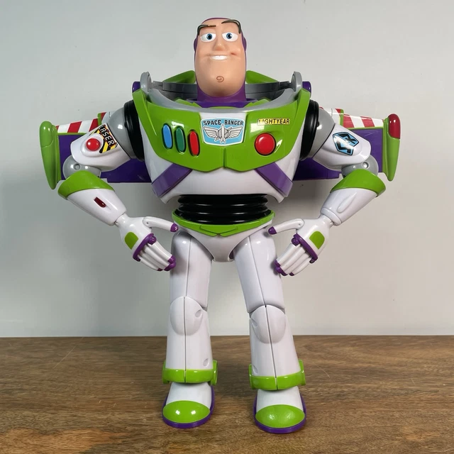 DISNEY THINKWAY BUZZ Lightyear Toy Story Talking Action Figure 20th ...
