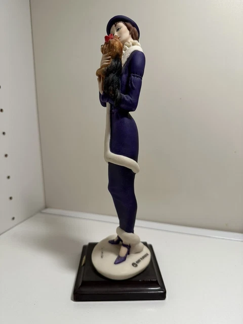 GIUSEPPE ARMANI YOUNG Lady with Scotty Dog Figurine lamp Florence 1996 ... GIUSEPPE ARMANI YOUNG Lady with Scotty Dog Figurine lamp Florence 1996 ...
