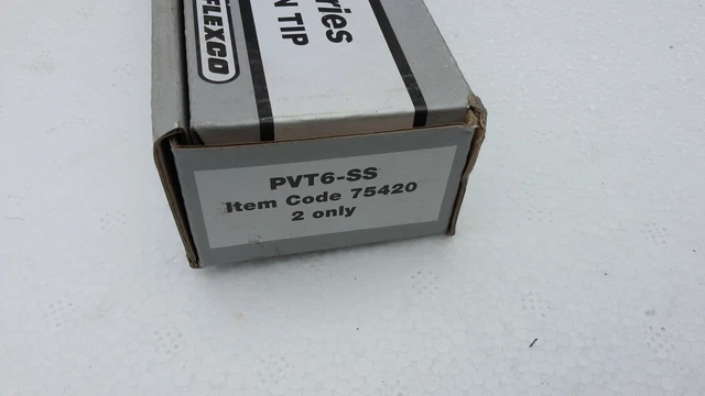 (1 PAIR) FLEXCO Eliminator Scraper Blade Tip150mm Tungsten 75420 P-Type ...