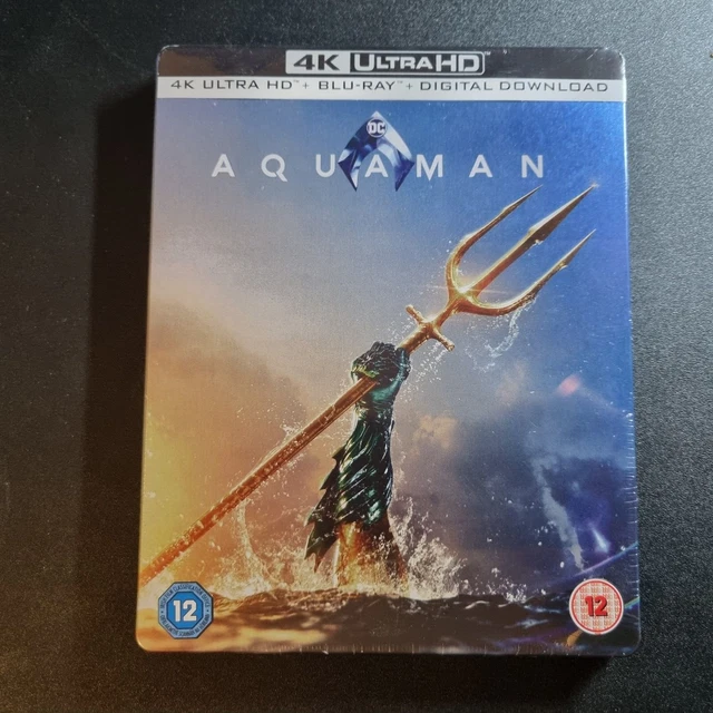 AQUAMAN 4K ULTRA HD + Blu Ray STEELBOOK LIMITED EDITION New Sealed £37.12 - PicClick UK
