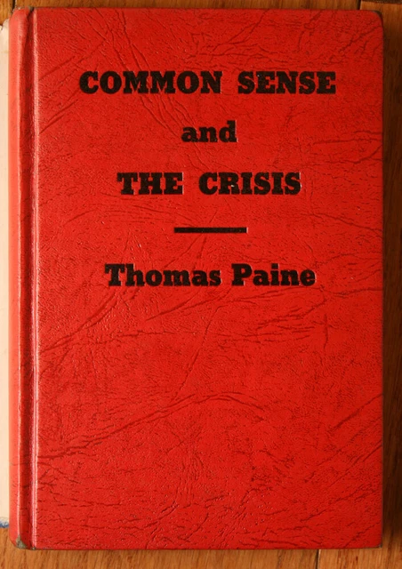 COMMON SENSE AND The Crisis di Thomas Paine 1946 HC/DJ Philosophy ...