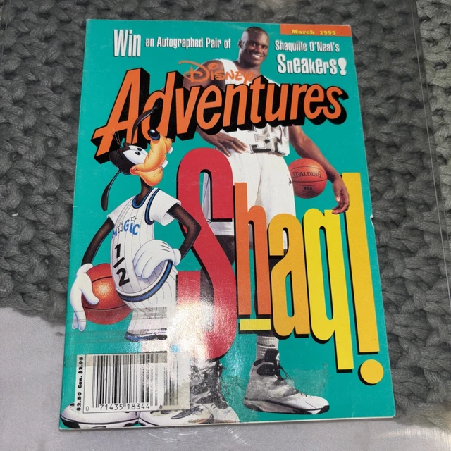 DISNEY ADVENTURES MAGAZINE March 1995 Shaquille O'Neal and Goofy £7.73 ...