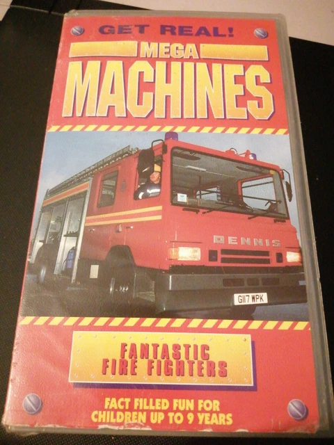 MEGA MACHINES FANTASTIC Firefighters Vhs Tape From 1995 £12.99 ...