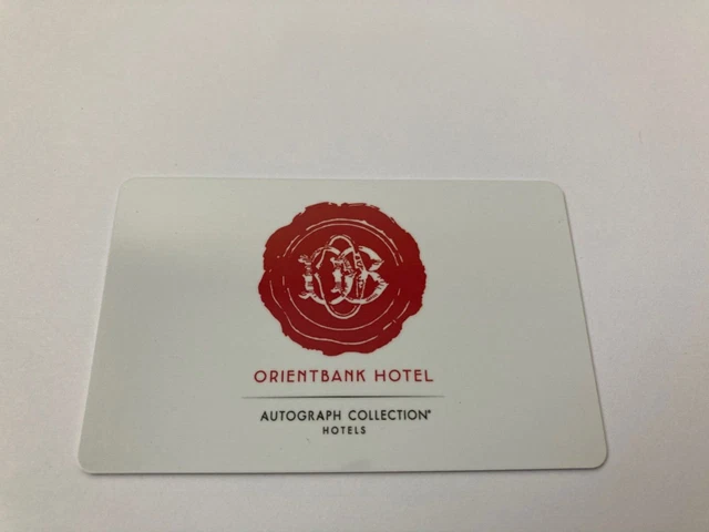 AUTOGRAPH COLLECTION ORIENTBANK Hotel Room Key Card Istanbul Marriott ...
