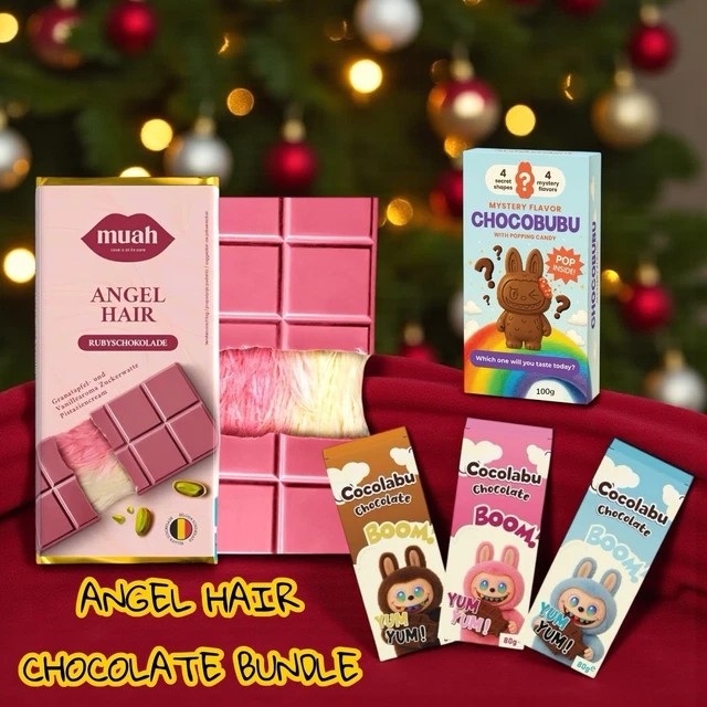 DUBAI STYLE CHOCOLATE Angel hair 160g Chocolate Pistachio Cotton Candy ...