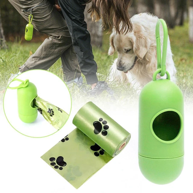 POOP BAGS FOR Dogs Biodegradable Waste Poo Bag-Pick Clean Leak-Proof Up ...