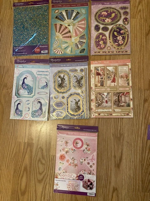 HUNKYDORY 7 PACKS containing die cut & backing card - See Photos ...