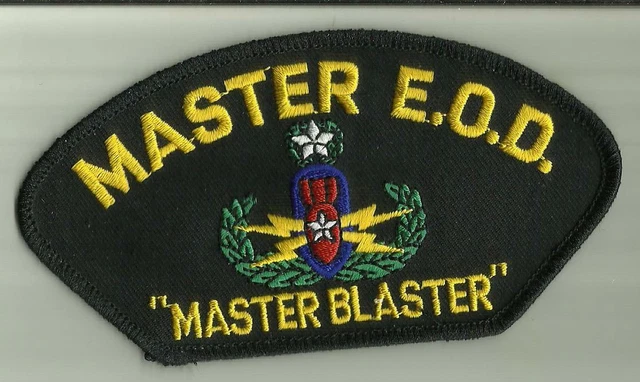 MASTER E.O.D. EXPLOSIVE Ordnance Disposal HAT PATCH U.S.ARMY,NAVY,USMC ...