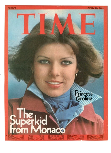 PRINCESS CAROLINE BY Monaco 1975 Time And 'Only The Cover Original to ...