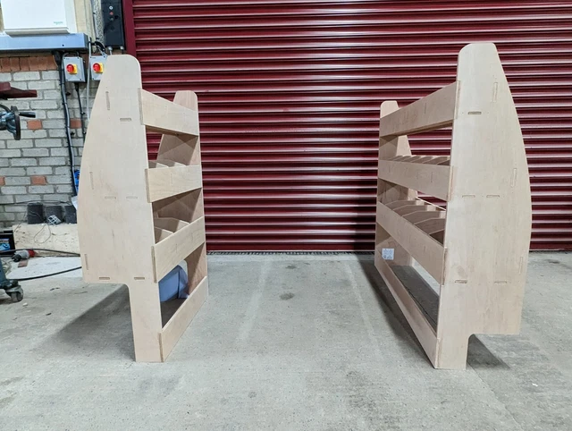 VW CADDY SWB - Plywood Van Racking both sides inc fitting at our ...