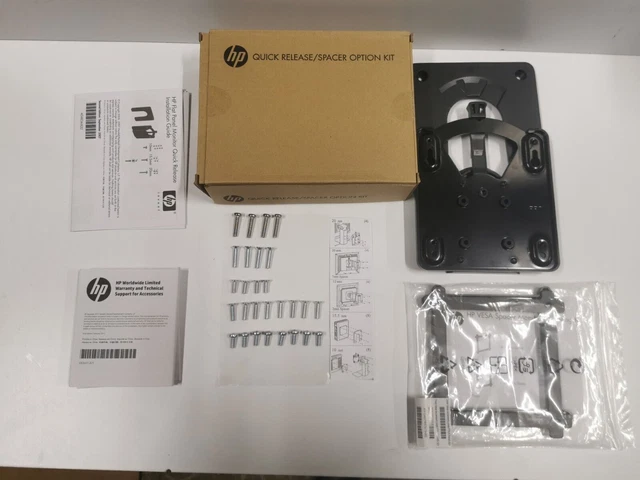 HP EM870AA LCD Monitor Quick Release Bracket / Spacer Option Kit Black ...