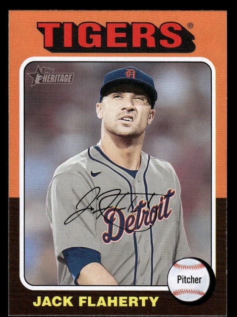 2024 TOPPS HERITAGE #357 Jack Flaherty Detroit Tigers EUR 2,23 - PicClick IT