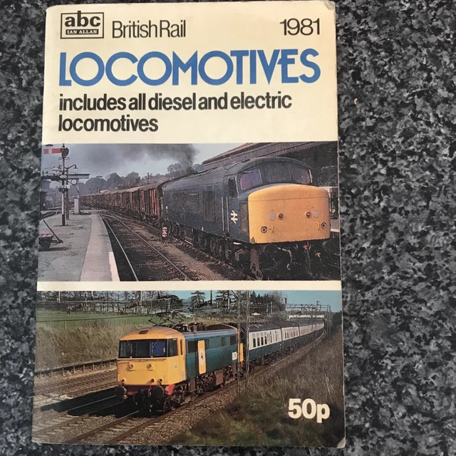 1981 ABC BRITISH Railways Diesel Locomotives Book Ian Allan VGC EUR 11 ...