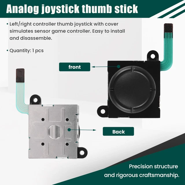3D ANALOG JOYSTICK Thumb Sticks Sensor Replacements For Controller ...