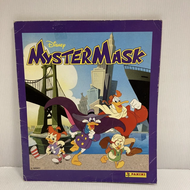 ALBUM STICKER VIGNETTES panini Disney Mister Mask Donald Piscou 100% ...