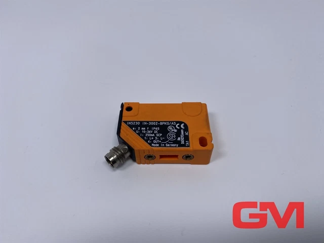 IFM INDUCTIVE SENSOR IN5230 In-3002-bpkg / As 250mA 10-36VDC $31.21 ...