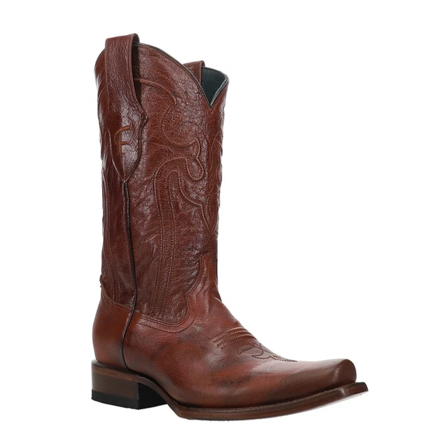 FERRINI WYATT NARROW Square Toe Cowboy Mens Brown Casual Boots 1467155 ...