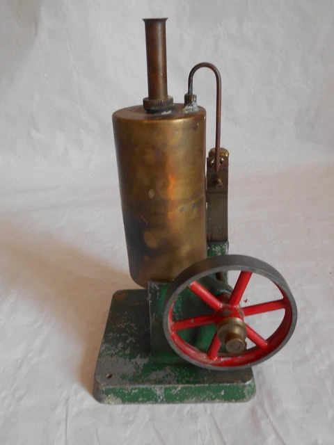 VINTAGE UPRIGHT STEAM engine Live steam Vertical boiler french 1950s ...