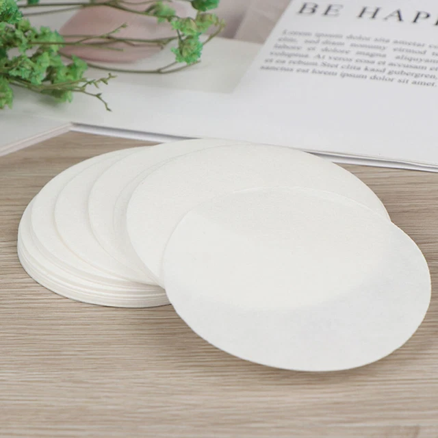 100 SHEETS ROUND Oil Test Paper Fluted Filter Funnel Qualitative Discs ...