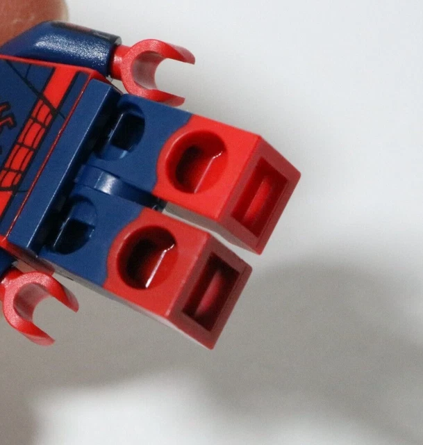 LEGO ERROR SPIDER-MAN Minifigure 76218 Misprint Leg Colour Marvel Rare ...
