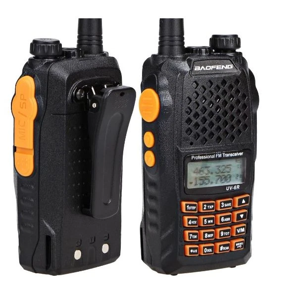 DUAL BAND FM Transceiver Two Way Radio VHF UHF 128CH with Earphone UV ...
