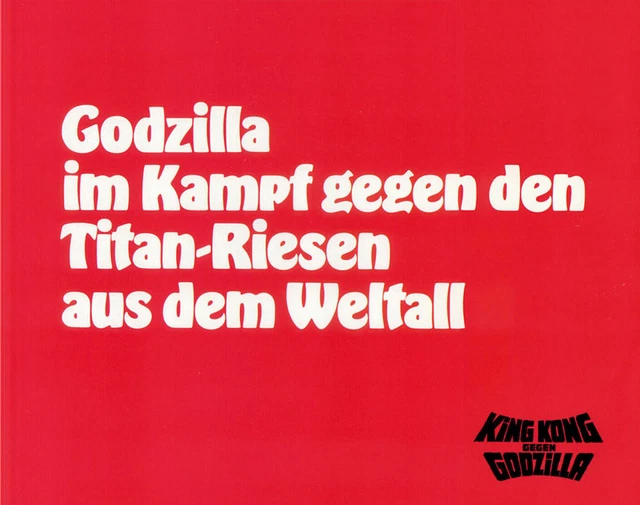 KING KONG GEGEN Godzilla ORIGINAL Aushangfoto Jun Fukuda / Japan ...