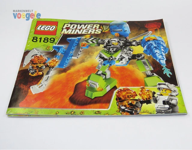 LEGO® POWER MINERS Bauanleitung 8189 Anleitung Bauplan NEU EUR 4,90 ...