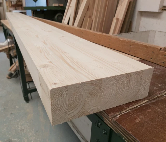 GLULAM BEAM JOIST Purlin Softwood Planed Engineered Wooden Large Timber ...