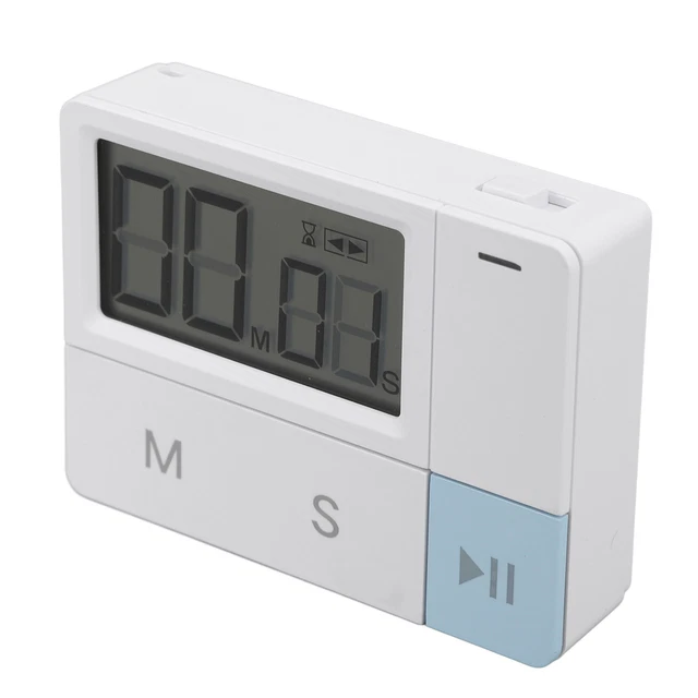 SMALL DIGITAL TIMER Classroom Timer White Stopwatch Countdown Countup ... SMALL DIGITAL TIMER Classroom Timer White Stopwatch Countdown Countup ...