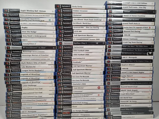 PS2 SONY PLAYSTATION 2 Games Starting A to M Selection Bundle BUY 4 GET ...
