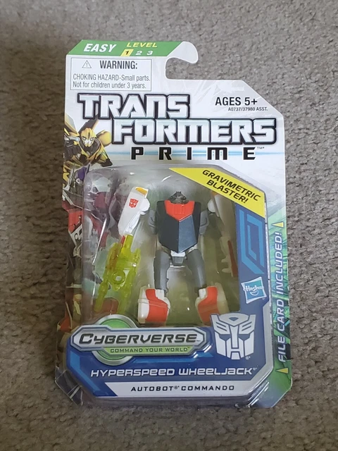 TRANSFORMERS PRIME HYPERSPEED WHEELJACK Autobot Cyberverse Legion Class ...
