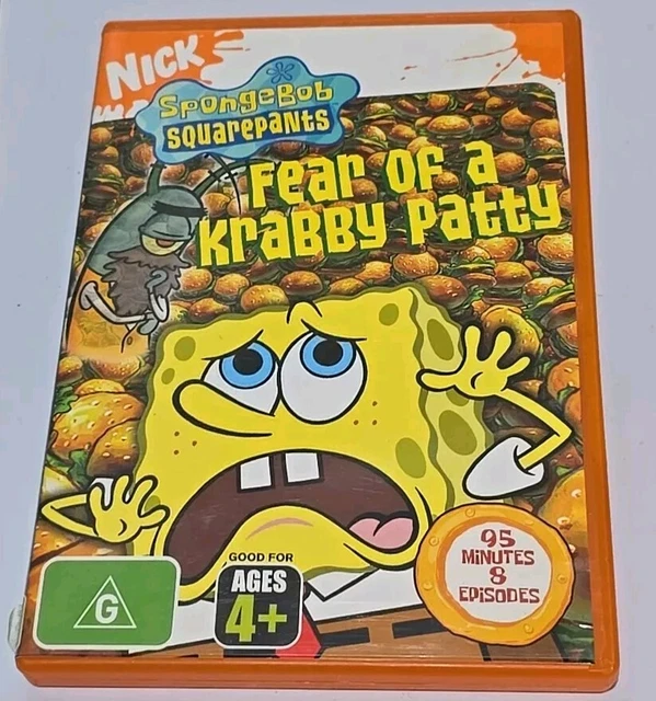 SPONGEBOB SQUAREPANTS FEAR Of Krabby Patty (Dvd, 2016) Nickelodeon Animation R4 £4.78 - PicClick UK