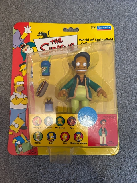 THE SIMPSONS PLAYMATES Wos Action Figure - Apu (Free P+P) Re-Issue £29. ...