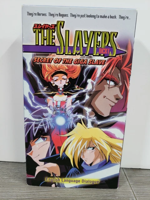 VINTAGE SLAYERS NEXT SECRET OF THE GIGA SLAVE VHS 1999 Japanese with ...