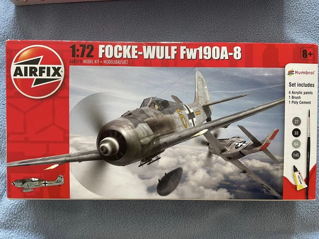FOCKE- WULF FW190-8 airfix model kit aircraft 1:72 EUR 5,45 - PicClick DE