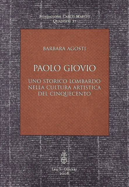 PAOLO GIOVIO. UNO Storico lombardo nella Cultura Artistica del ...