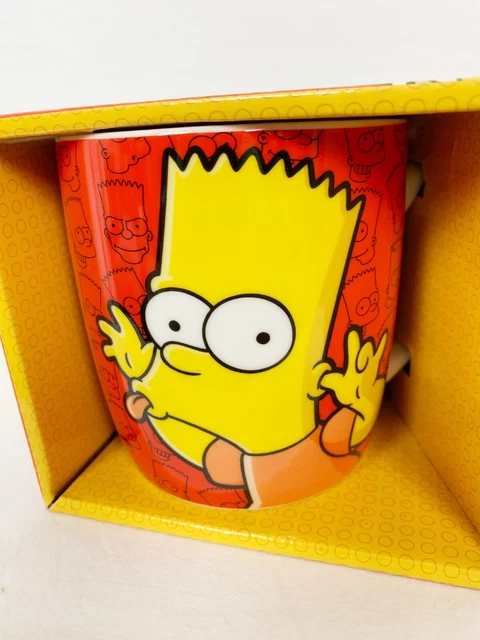 NEW THE SIMPSONS Bart Simpson Character Ceramic Mug Cup 400ml ...