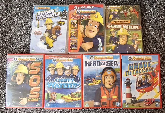 FIREMAN SAM DVD Bundle Of 9 DVDs Inc Boxset, Hero At Sea And More FREE ...