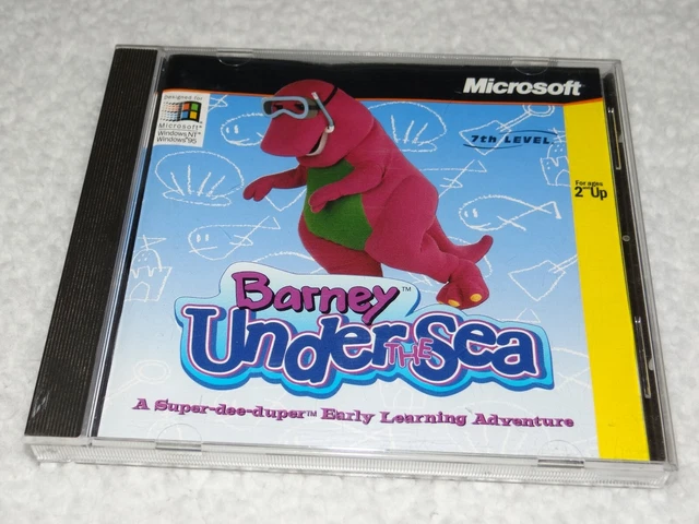 BARNEY UNDER THE SEA - 1997 7th Level Microsoft Windows NT/95 PC ...