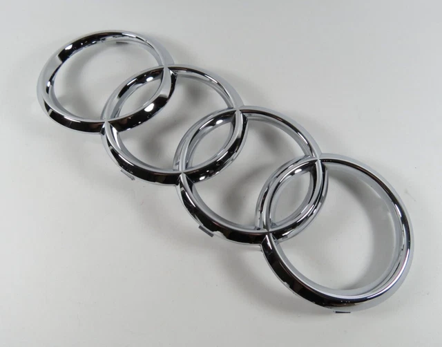 15-23 AUDI Q3 Front Grille Emblem Chrome Rings Badge Symbol Logo ...