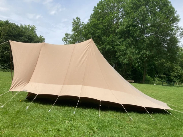 ICONIC DUTCH VINTAGE Canvas Pyramid Tent Model Tureluur (4 persons) £ ...