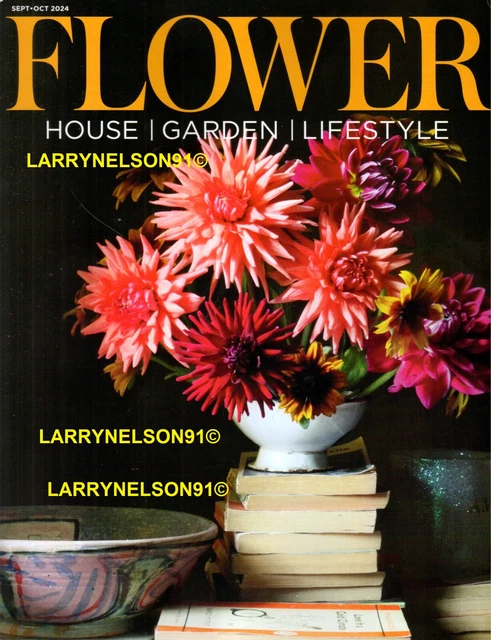 FLOWER MAGAZINE SEPTEMBER October 2024 Antique Design Modern Passion ...
