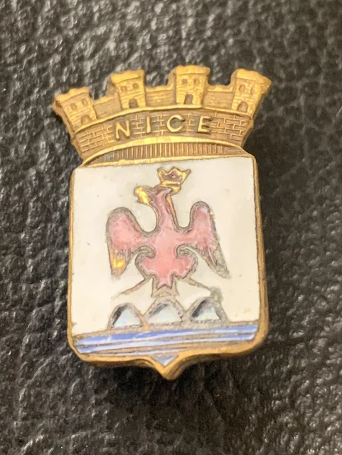 ANCIEN INSIGNE BADGE BLASON NICE Emaillee EUR 12,50 - PicClick FR