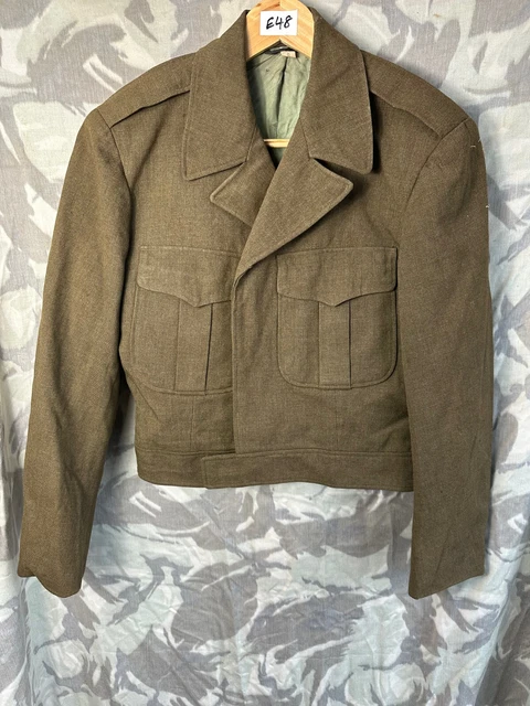 ORIGINAL US ARMY Jacket OD Ike Jacket WW2 - Vietnam Pattern 38" R ...